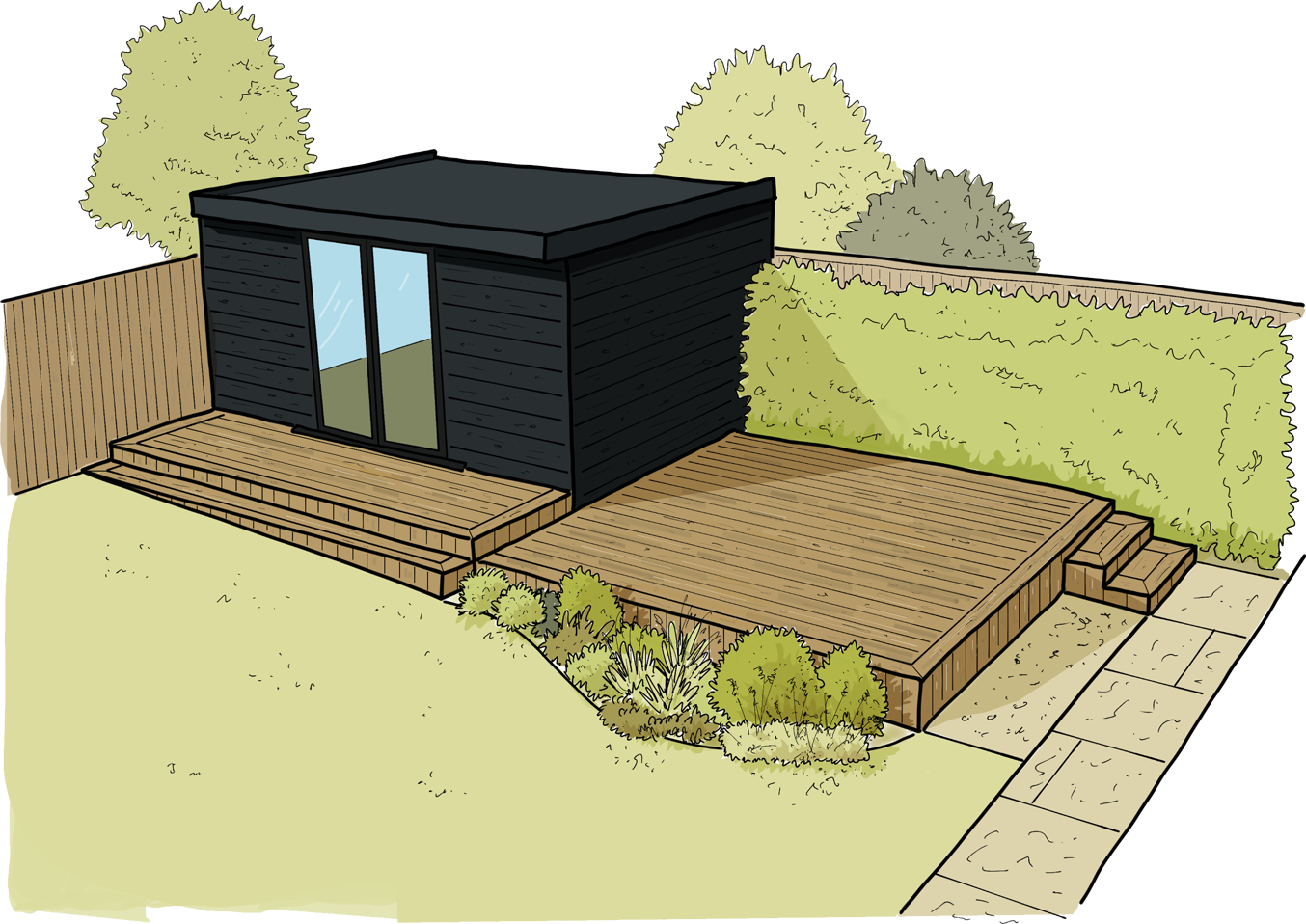 Modified Timber Decking Installer | Garden Decking | Fairdeck